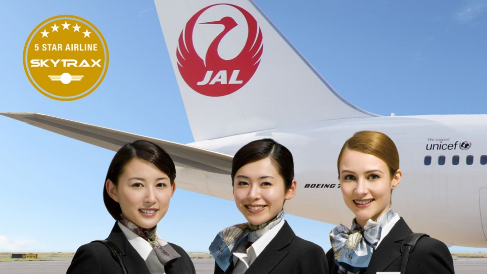 Japan Airlines is Certified as a 5-Star Airline - Skytrax