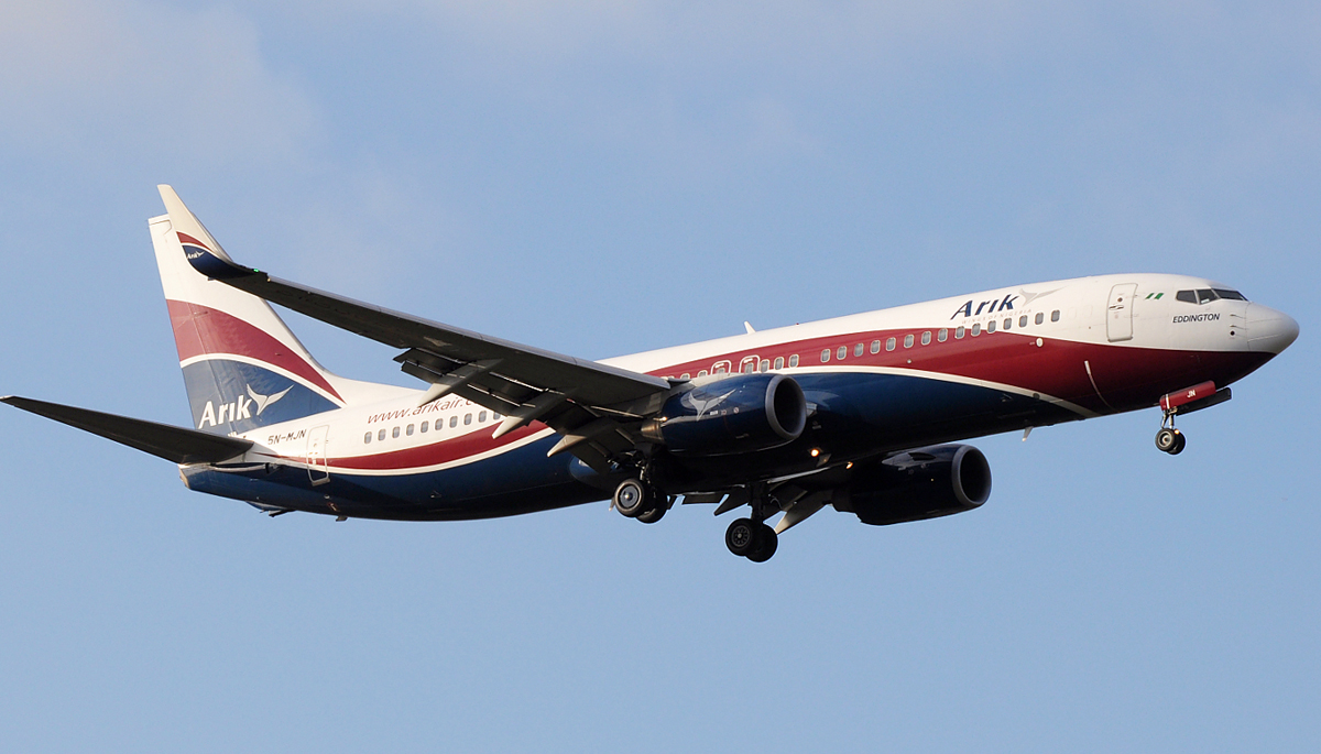 Arik Air is certified as a 3-Star Airline | Skytrax