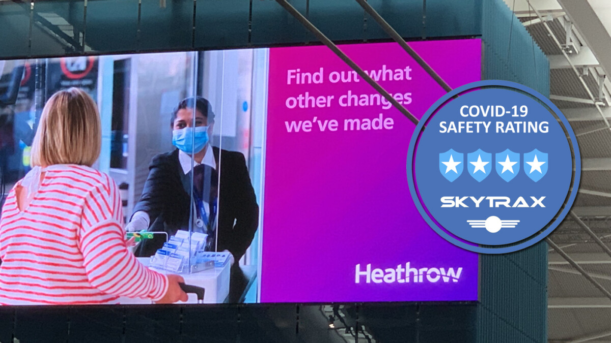 Heathrow Airport COVID-19 Safety Rating is upgraded