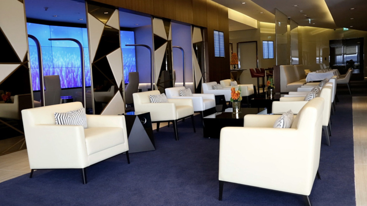 Etihad Airways First Class Lounge at Abu Dhabi International Airport