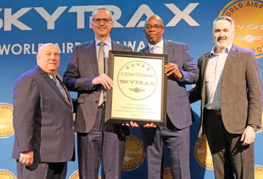 Terminal B LaGuardia awarded the 5-Star Airport Terminal Rating